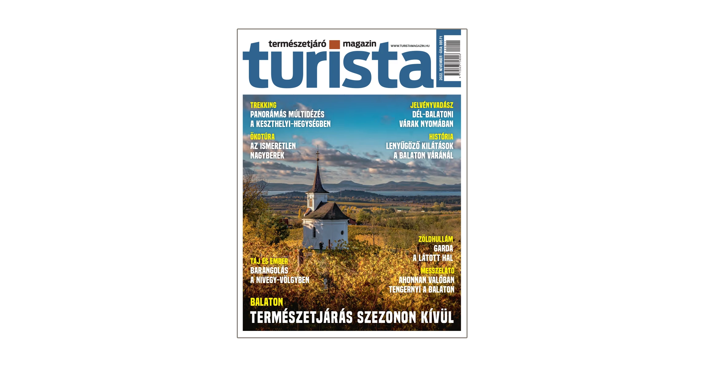 Turista Magazin 2022. novemberi szám - 2022 évi számok - TuristaShop